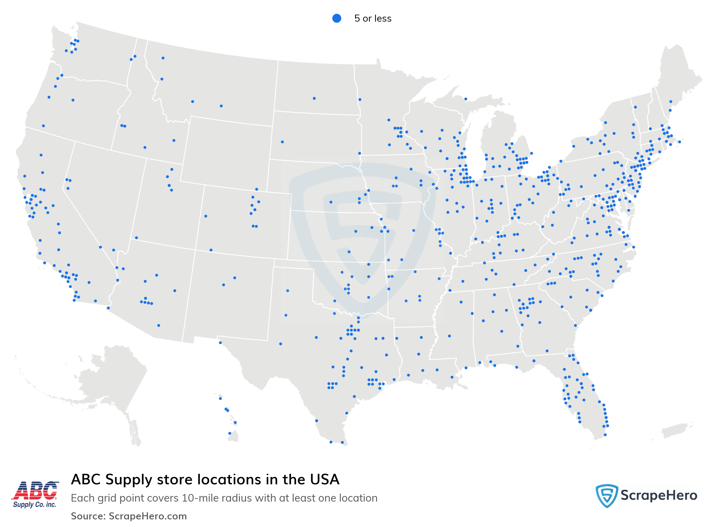 List Of All ABC Supply Store Locations In The USA ScrapeHero Data Store List Of All ABC Supply Store Locations In The USA ScrapeHero Data Store