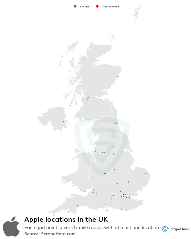 Number Of Apple Locations In The UK In 2024 ScrapeHero Number Of Apple Locations In The UK In 2024 ScrapeHero