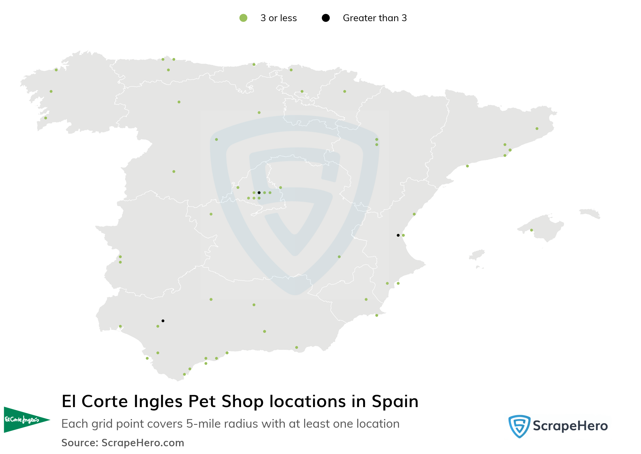 List of all El Corte Ingles Pet Shop locations in Spain - ScrapeHero ...