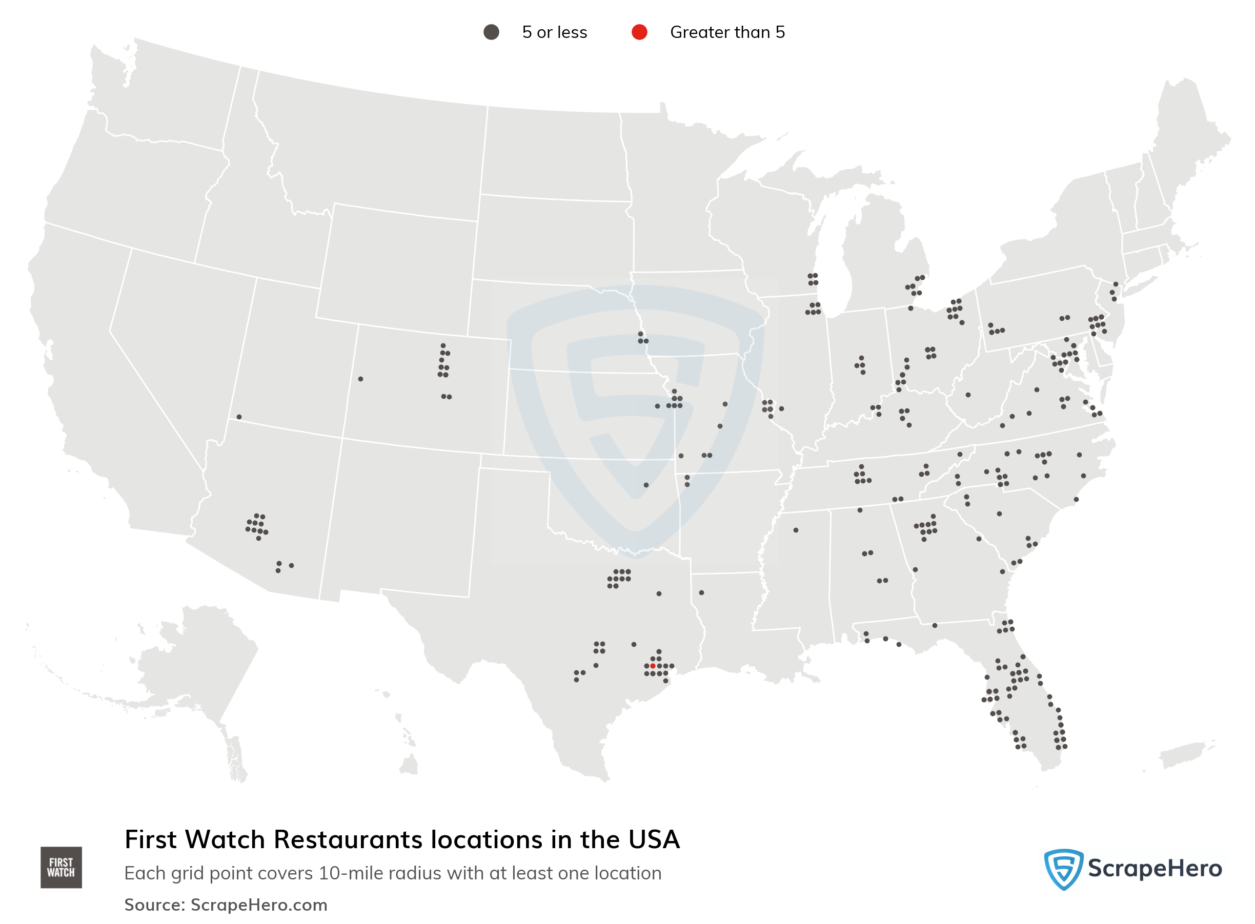 Number Of First Watch Restaurants Locations In The USA In 2024 ScrapeHero