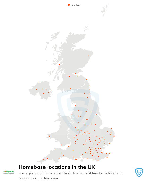 Number Of Homebase Locations In The UK In 2024 ScrapeHero