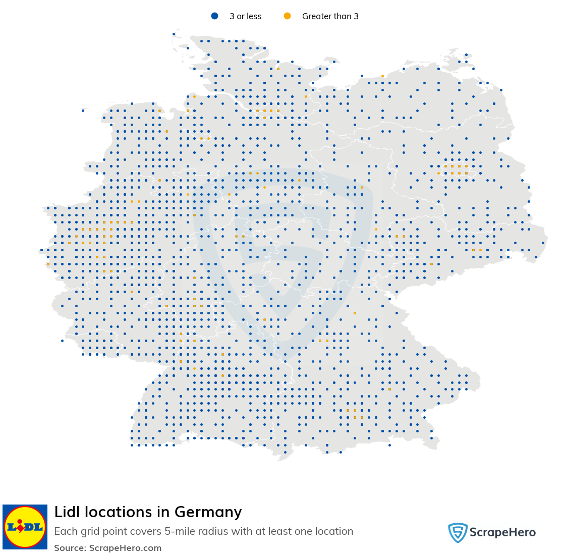 Number Of Lidl Locations In Germany In 2023 ScrapeHero Number Of Lidl Locations In Germany In 2023 ScrapeHero
