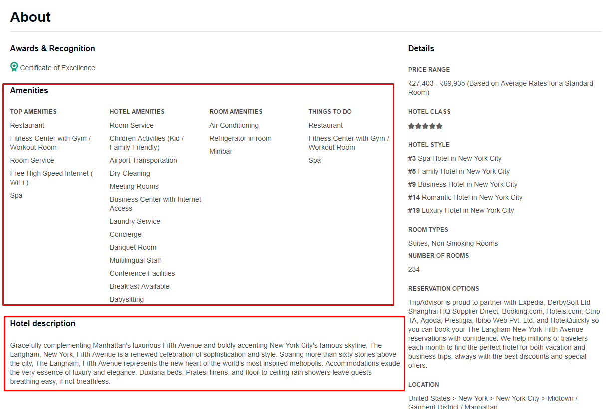 How to scrape Tripadvisor.com Hotel Details using Python and LXML How to scrape Tripadvisor.com Hotel Details using Python and LXML