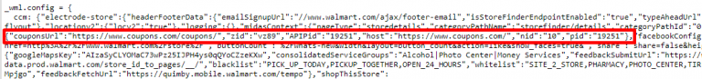 How to Scrape Coupon Details from a Walmart Store using Python and LXML