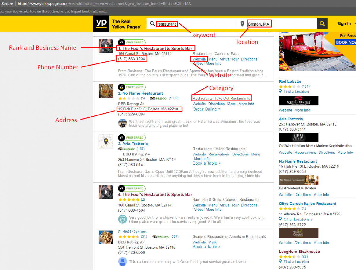 How to Scrape Yellow Pages Using Python and LXML