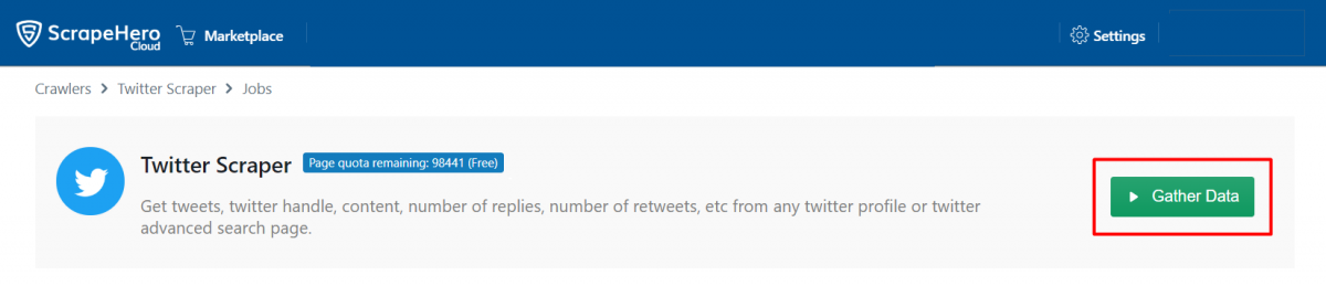 How to Scrape Twitter for Tweet Data Without Coding - ScrapeHero Cloud