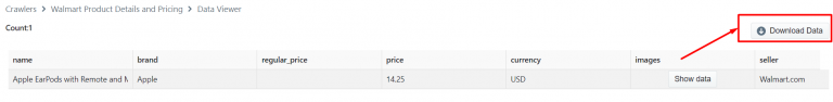 How to scrape Walmart Product Data and Pricing - ScrapeHero Cloud