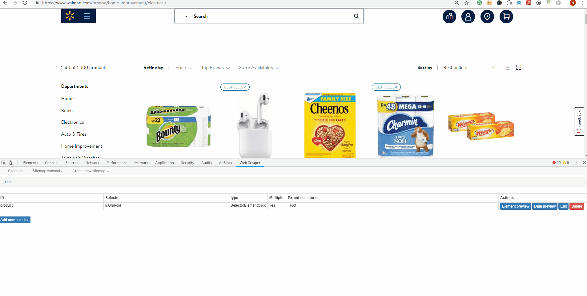 How to scrape Walmart Product Data and Pricing | ScrapeHero