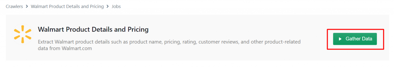 How to scrape Walmart Product Data and Pricing - ScrapeHero Cloud