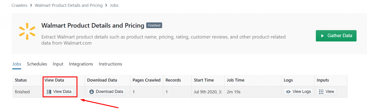 How to scrape Walmart Product Data and Pricing - ScrapeHero Cloud