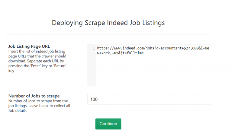 Scrape Indeed Job Data using Google Chrome - ScrapeHero Cloud Scrape Indeed Job Data using Google Chrome - ScrapeHero Cloud