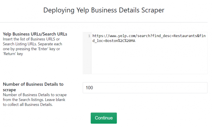 Scrape Yelp using Google Chrome - ScrapeHero Cloud Scrape Yelp using Google Chrome - ScrapeHero Cloud