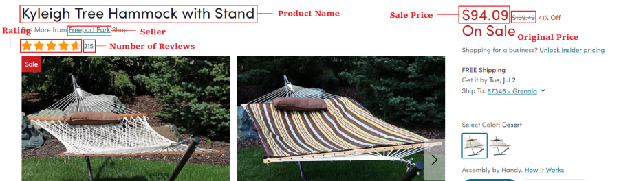 Scrape product details from Wayfair using Google Chrome Scrape product details from Wayfair using Google Chrome