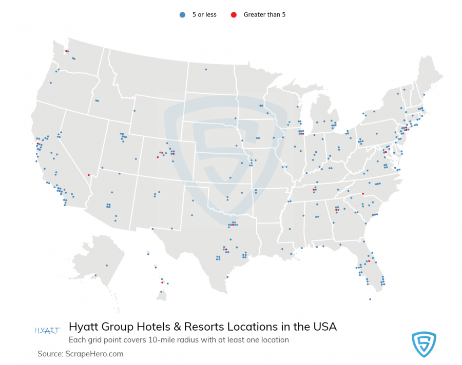Largest Hotel Chains in the US - Location Analysis
