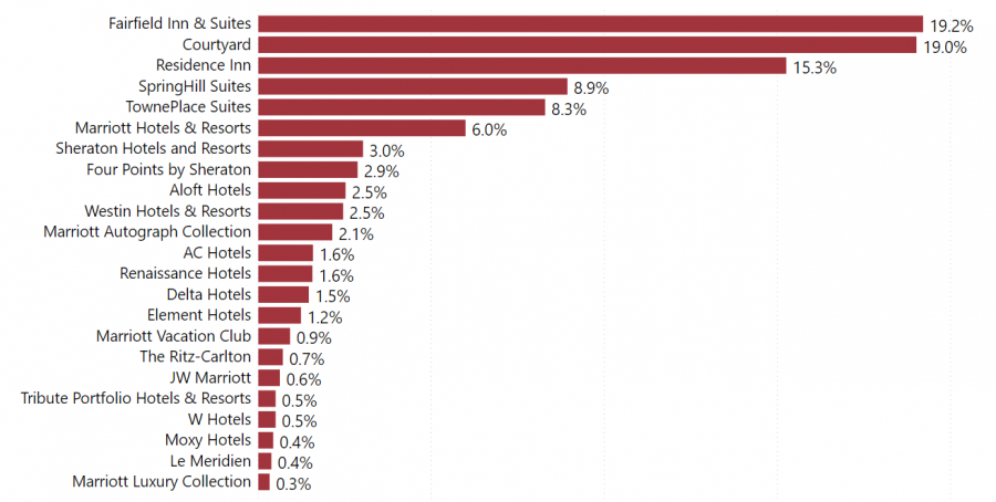 Largest Hotel Chains in the US - Location Analysis