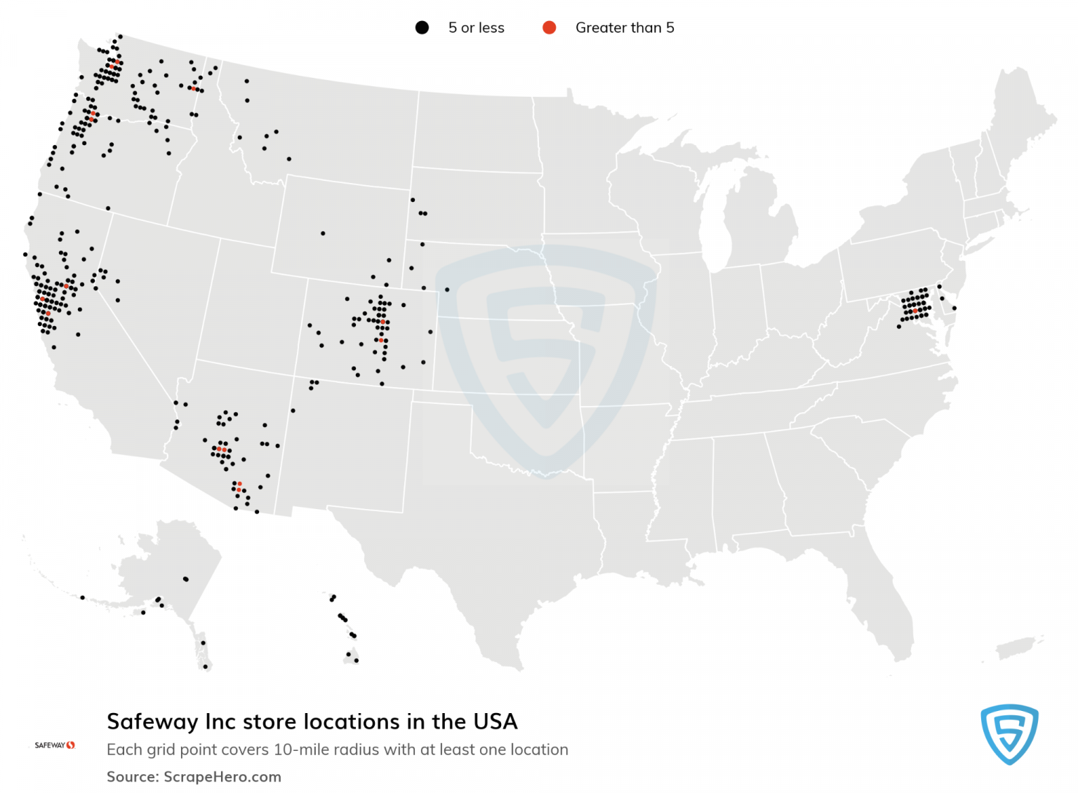 The Largest Grocery Chains in the US in 2021 Based on Locations