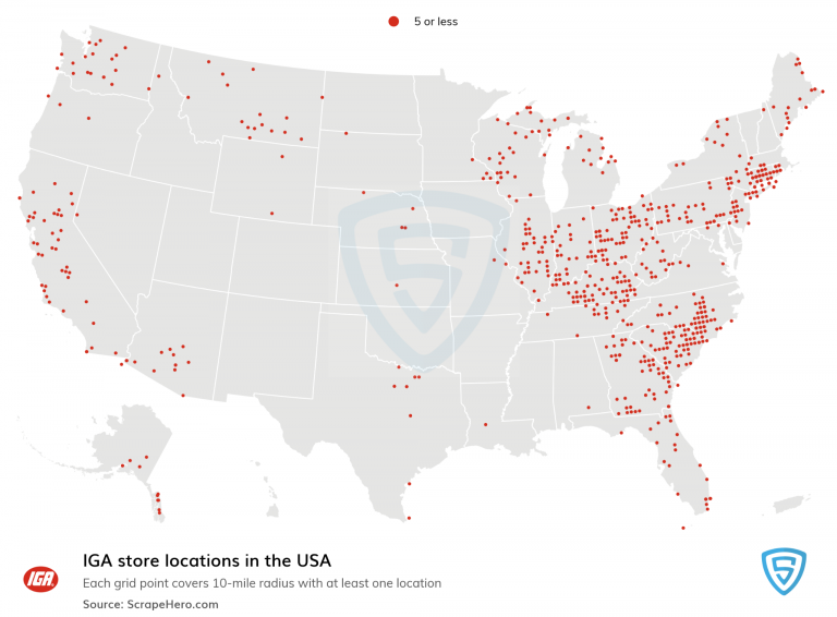 The Largest Grocery Chains in the US in 2021 Based on Locations