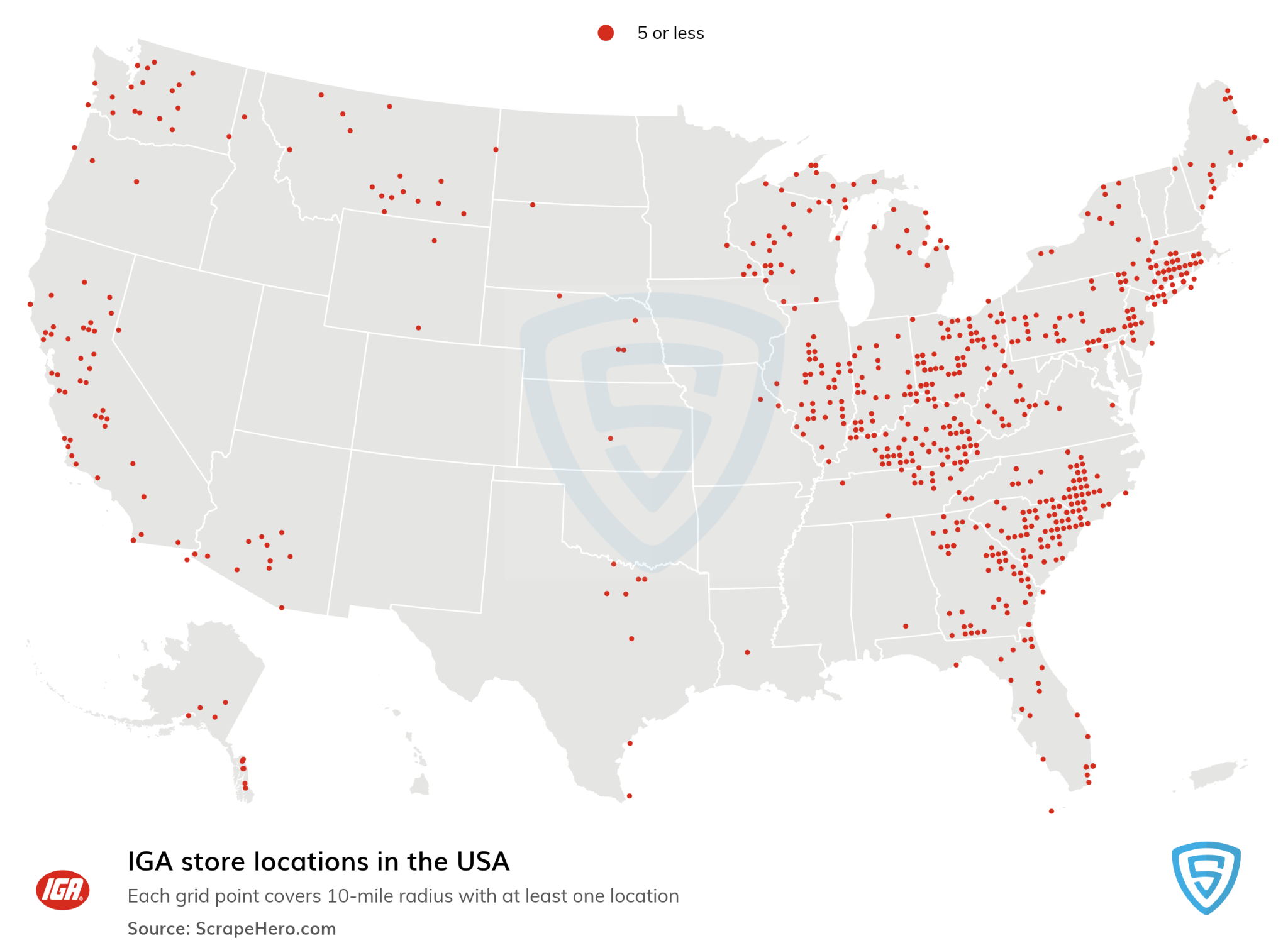 The Largest Grocery Chains in the US in 2021 Based on Locations
