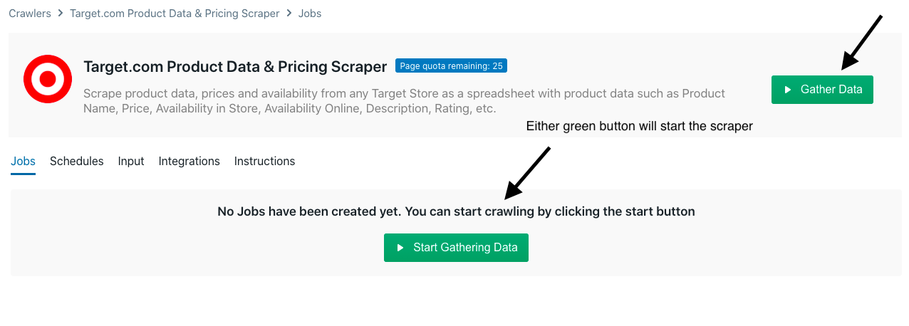 How to Scrape Target.com Without Coding - ScrapeHero Cloud