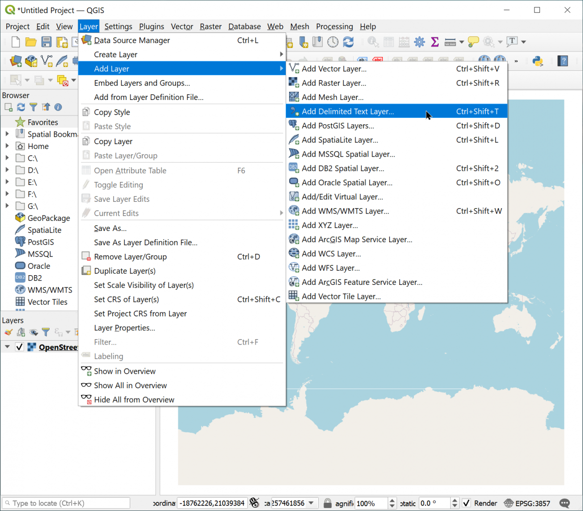 How To Plot Csv Data To Qgis As Points On A Map