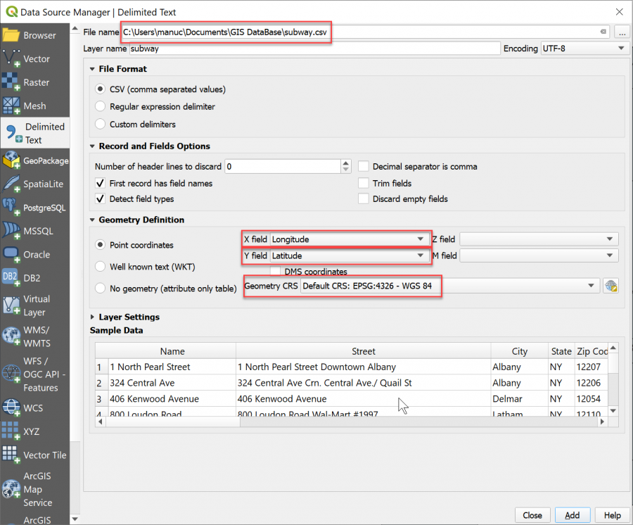 How to visualize location data from a CSV file as a choropleth map in QGIS