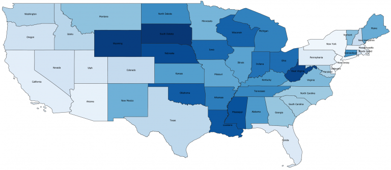 How to visualize location data from a CSV file as a choropleth map in QGIS