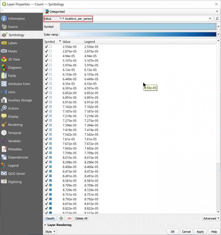 How To Visualize Location Data From A Csv File As A Choropleth Map In Qgis