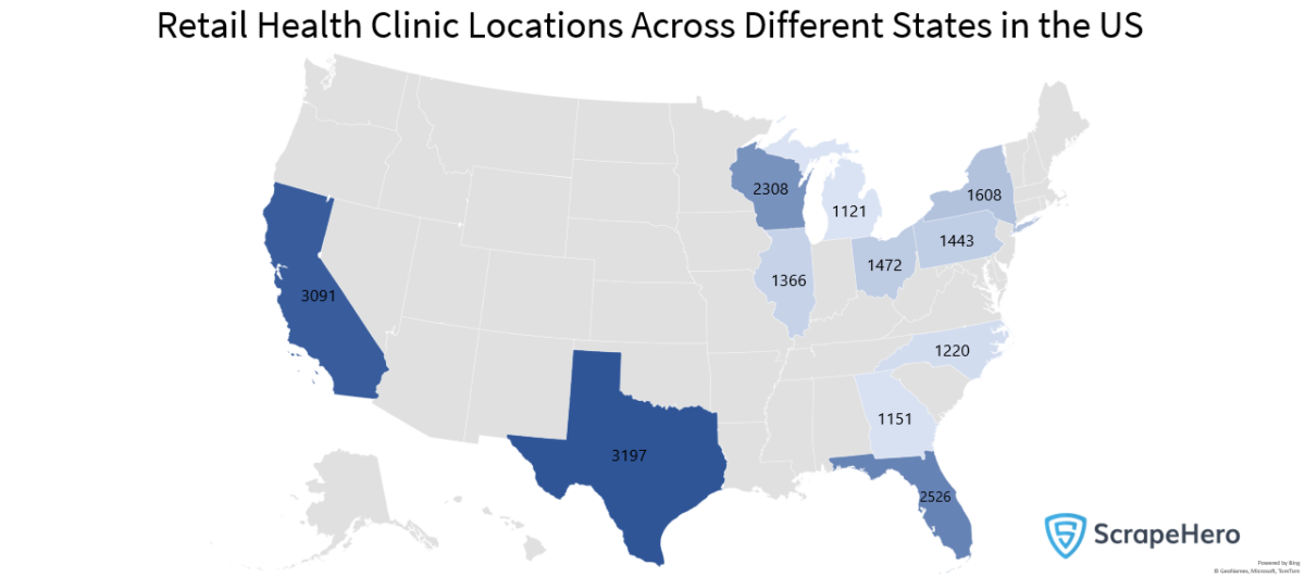 Top Retail Health Clinic Locations in the US