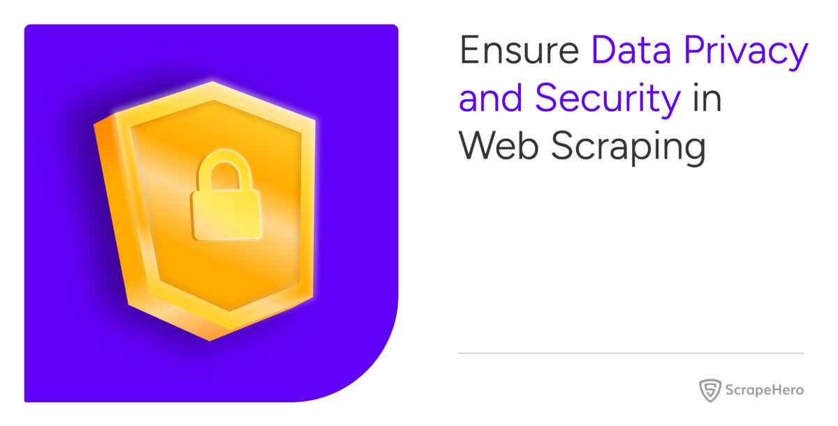 How to Ensure Data Privacy and Security in Web Scraping