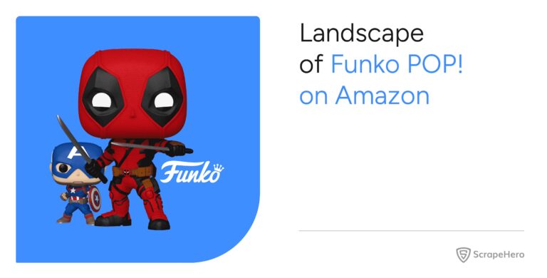 Analysis of the landscape of the brand Funk POP! On Amazon